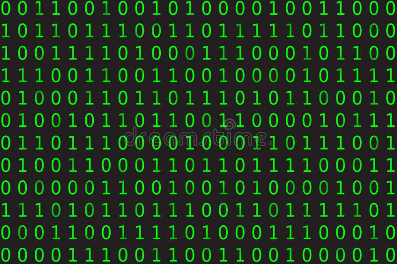 Program Datum Background Green Programming Binary Coding Matrix Vector Stock Vector 3410