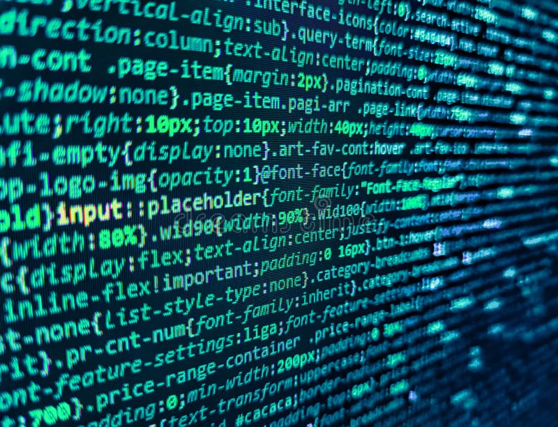 Program Development Concept Developer Working On Program Codes In
