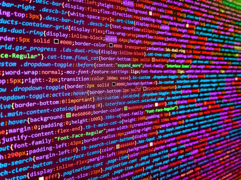 Program Development Concept. Digital Abstract Bits Data Stream, Cyber Pattern Digital Background ...