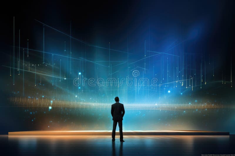 Portrait of a Programmer in the Modern Computer World Stock Photo ...