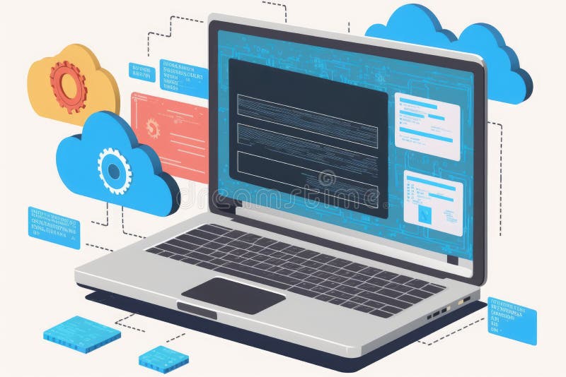 Program Development, Testing. Web Design Stock Illustration ...