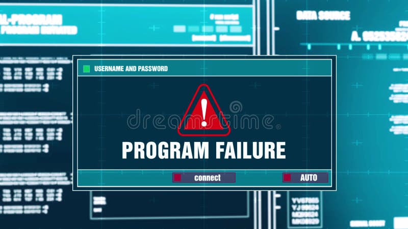 Software Failure Warning Alert Error Message Flashing on Screen ... Software Failure Warning Alert Error Message Flashing on Screen ...