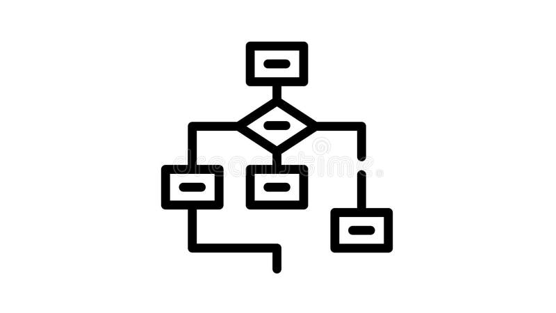 Program Hierarchy Color Icon Animation Stock Footage - Video of motion ...