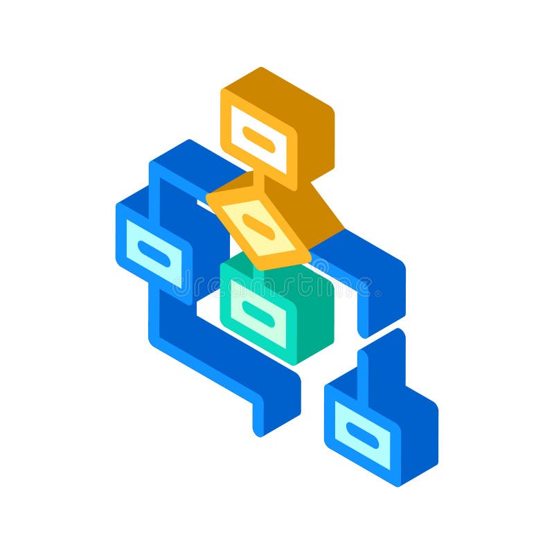 Program Hierarchy Isometric Icon Vector Isolated Illustration Stock ...