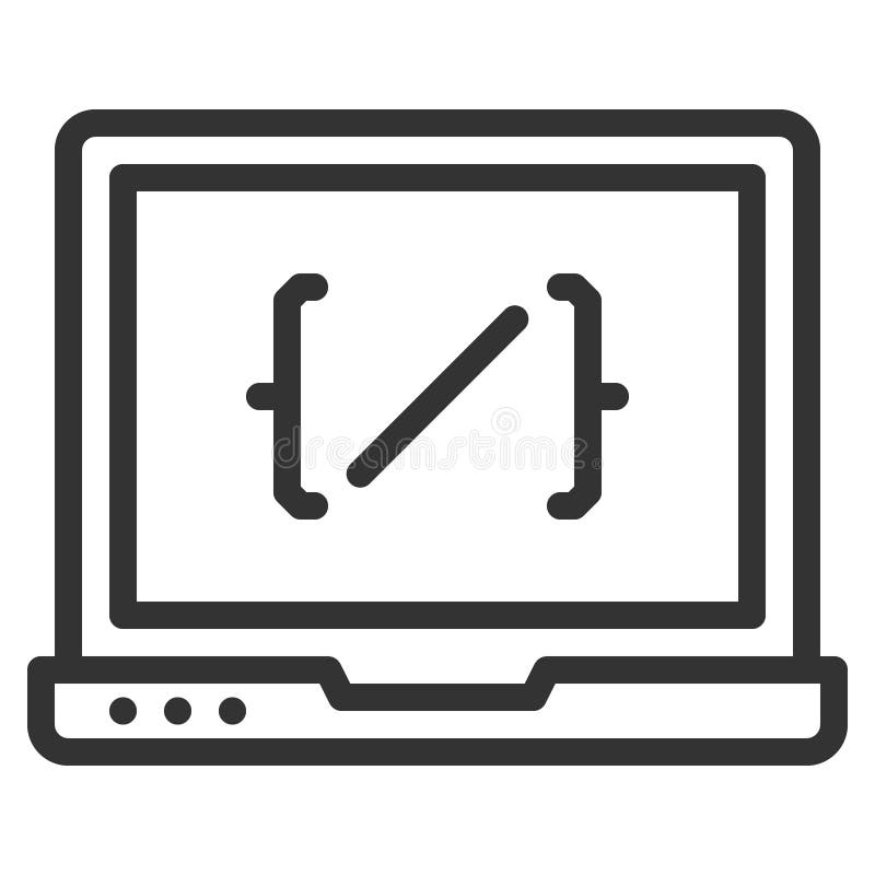 Program Icon Line Vector Illustration Stock Vector - Illustration of ... Program Icon Line Vector Illustration Stock Vector - Illustration of ...