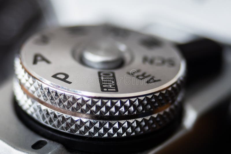 Program mode on a camera stock photo. Image of photographic - 201117958