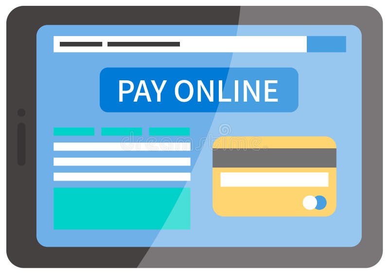 Program for Online Remote Payment of Purchases on the Tablet Screen ...