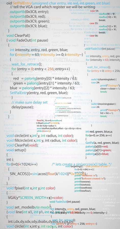 Program Script Code stock vector. Illustration of black - 213747158