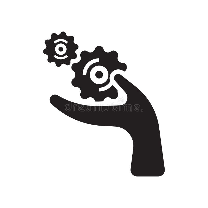 Settings Icon Vector Sign and Symbol Isolated on White Background ...