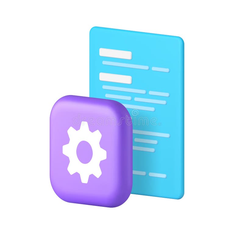 Program Software Development Web Site Code Setting Option Setup 3d Icon ...