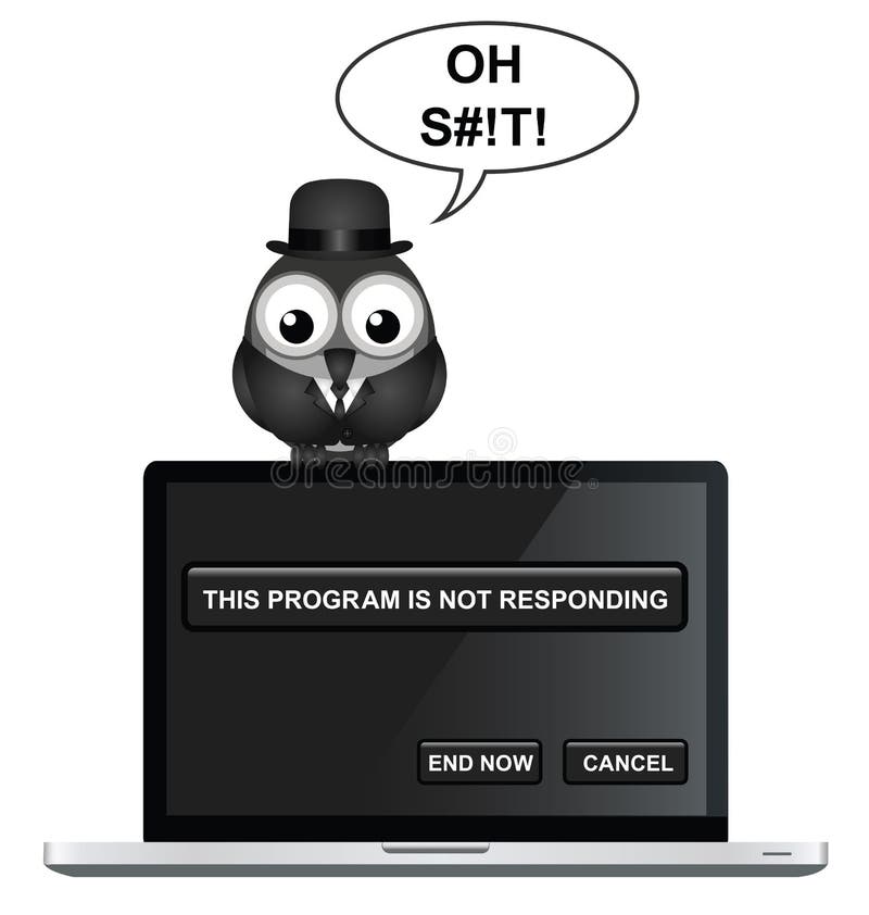 Program termination stock vector. Illustration of crash - 86188961