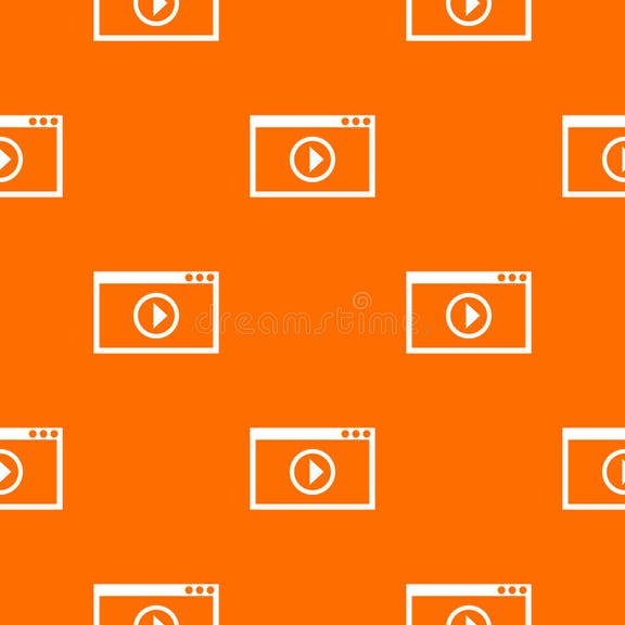 Program for Video Playback Pattern Seamless Stock Vector - Illustration ...