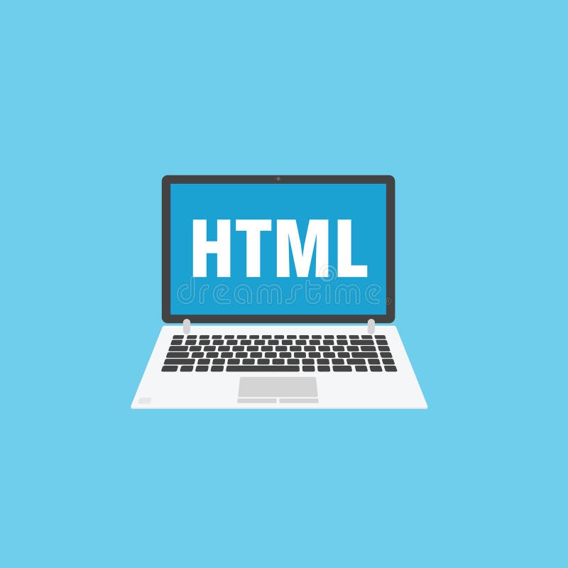 Programação No HTML Desenvolvimento Da Web Portátil Com Sinal ...