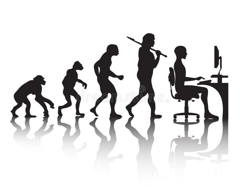 Programador De La Evolución Ilustración del Vector - Ilustración de ...