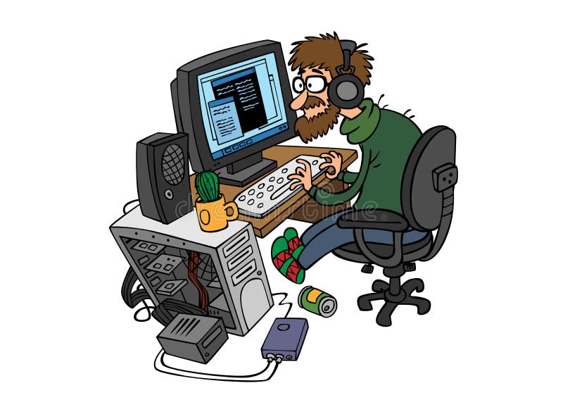 Programador De Dibujos Animados En El Trabajo Desarrollador Web Que ... Programador De Dibujos Animados En El Trabajo Desarrollador Web Que ...