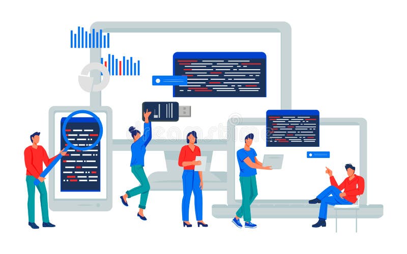 Esquema De Vector De Proceso De Desarrollo De Software Adaptable Asd ...