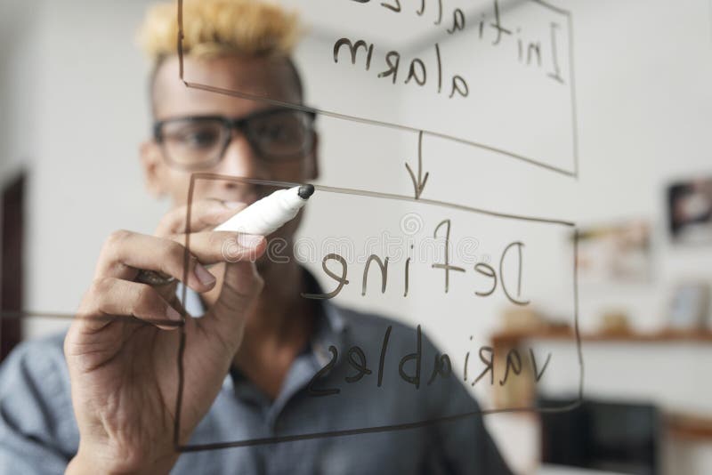 Man Drawing Algorithm Stock Photos - Free & Royalty-Free Stock Photos ...