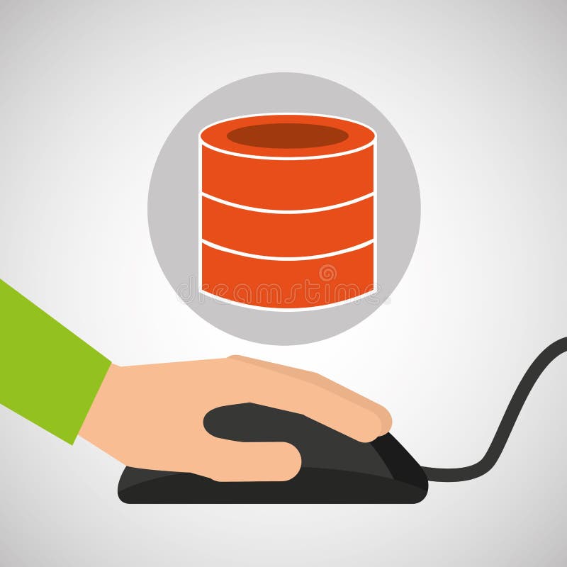 Programer Software Storage Data Stock Vector - Illustration of server ...