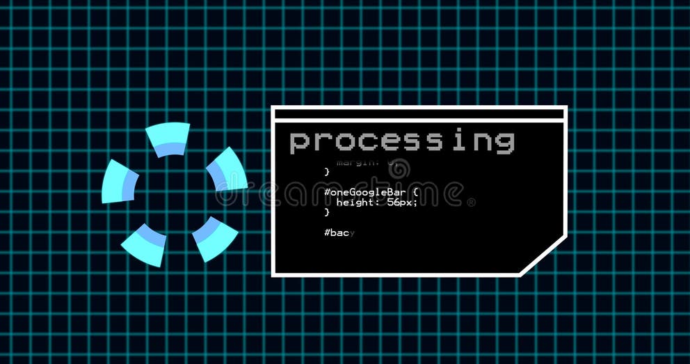 Programing Coding Process On Terminal Control Panel Data Processing
