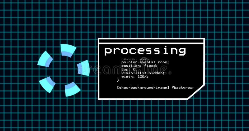 Programing Coding Process On Terminal Control Panel Data Processing 5340