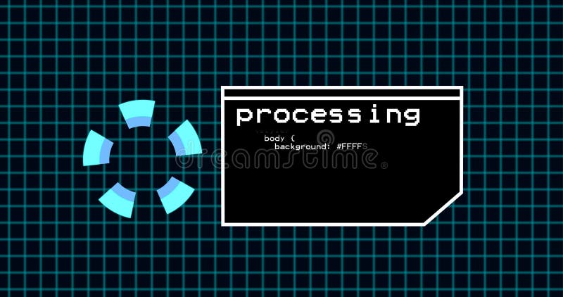 Programing Coding Process On Terminal Control Panel Data Processing 4586