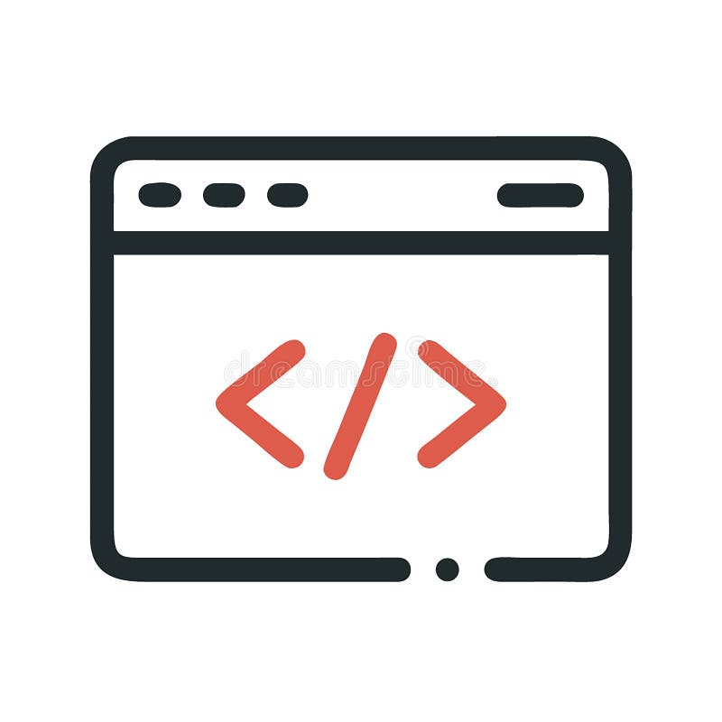 Programing icon stock illustration. Illustration of typing - 381390741