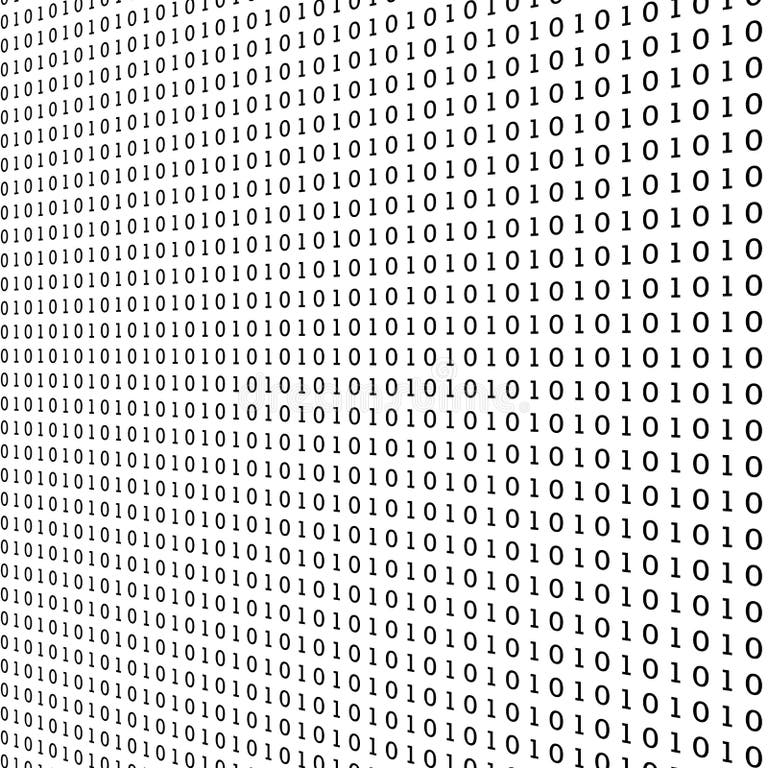 Programing Pattern 1010 Numbers, Vector Illustration Stock Vector ...