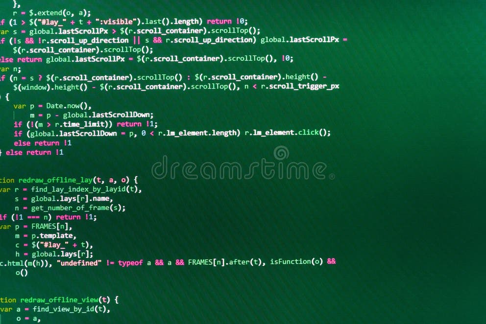 Programing Workflow Abstract Algorithm Concept. Stock Photo - Image of ...
