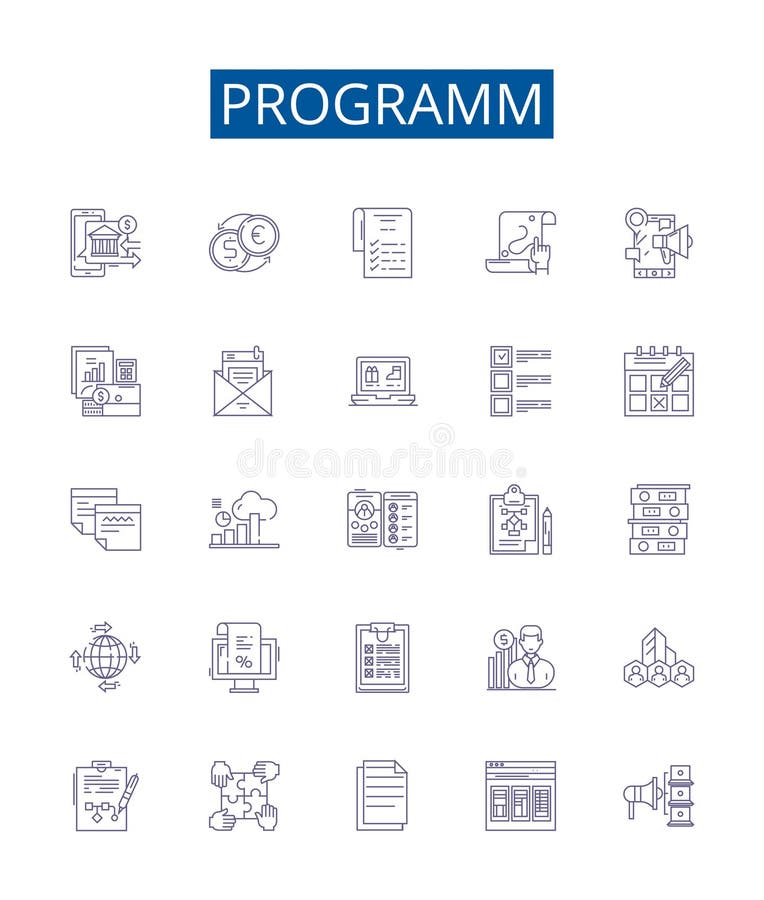 Compiler Outline Icon Isolated Line Vector Illustration From Programming Collection Stock