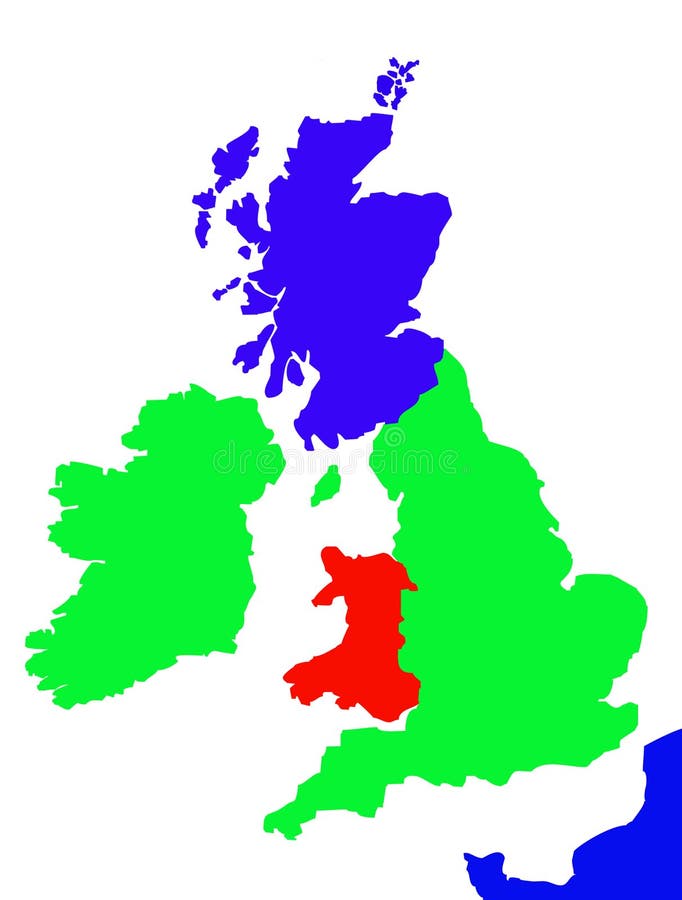 Mappa Delle Contee Cerimoniali Dell'inghilterra Illustrazione ...