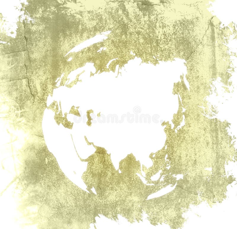 Fronte Degli Uomini 3D Con Struttura Della Terra Illustrazione di Stock ...