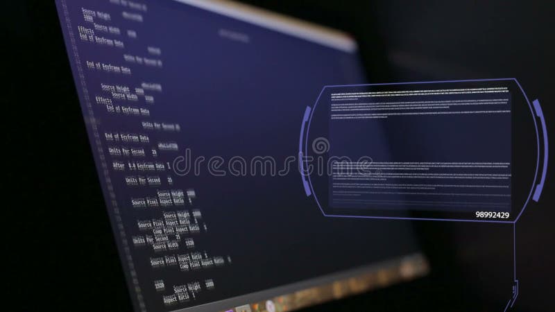 Programma Di Codice Macchina Che Corre in Uno Spazio Virtuale ...