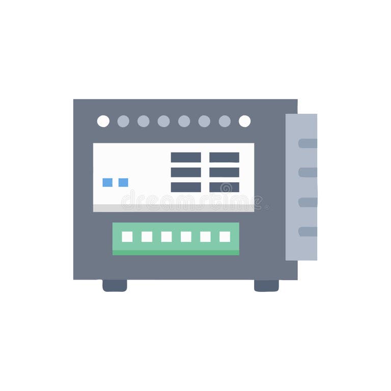 Programmable Controller Graphic Design Stock Image - Illustration of ...