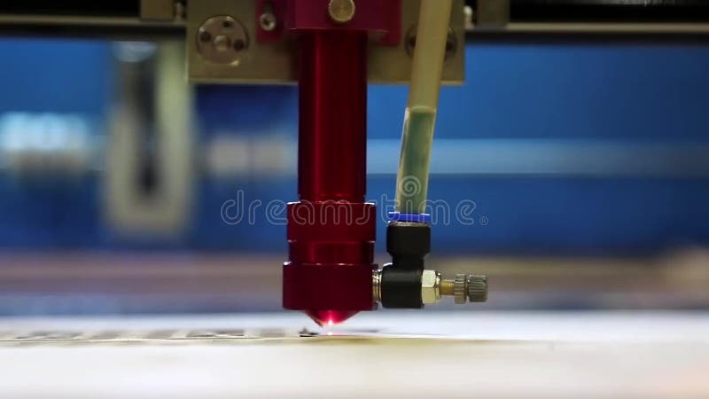 Programmable laser cutter stock video. Video of electronics - 37227436
