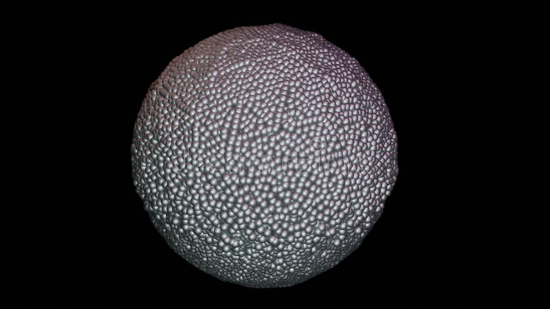 Programmable Matter Forming a Sphere. 3d Render Illustration View 8 ...