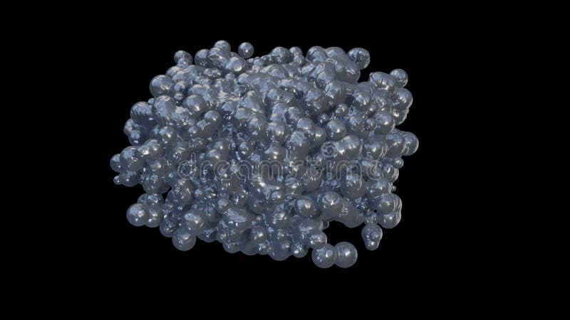 Programmable Matter Forming Sphere. View 2 Stock Illustration ...