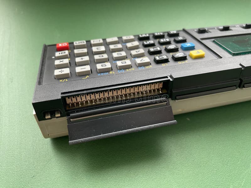 Programmable Micro Calculator for Engineering Tasks Stock Image - Image ...