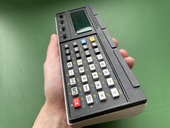 Programmable Micro Calculator for Engineering Tasks Stock Photo - Image ...