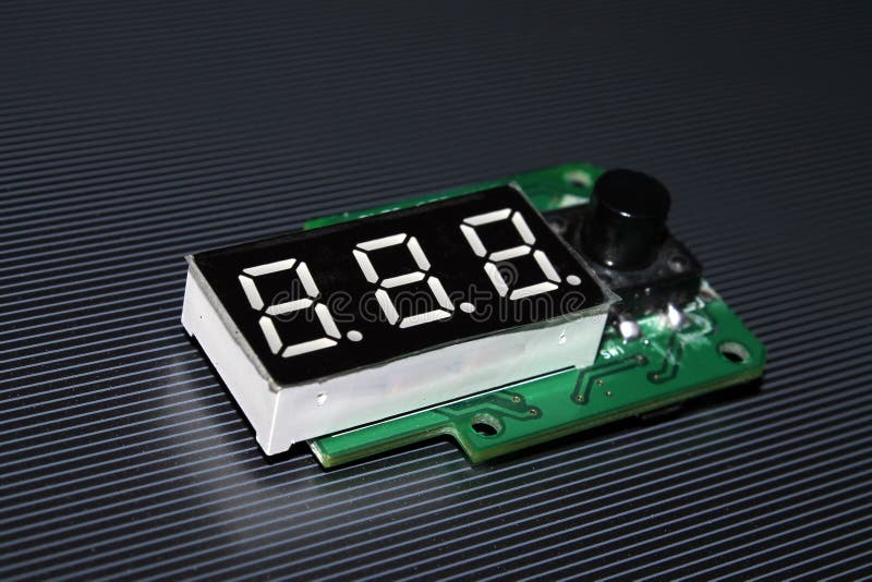 Programmable Microcontroller with Three-character Dial Stock Photo ...
