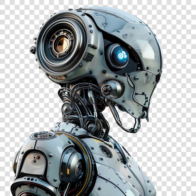 Programmable Robot Transparent Background Realistic Element Stock ...