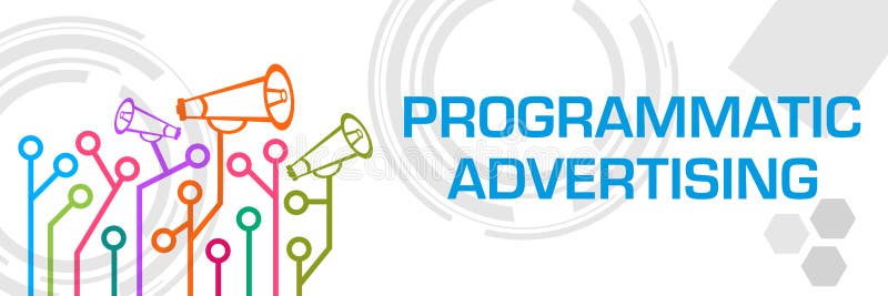 Programmatic Advertising Circuit Loudspeaker Colorful Left Right ...