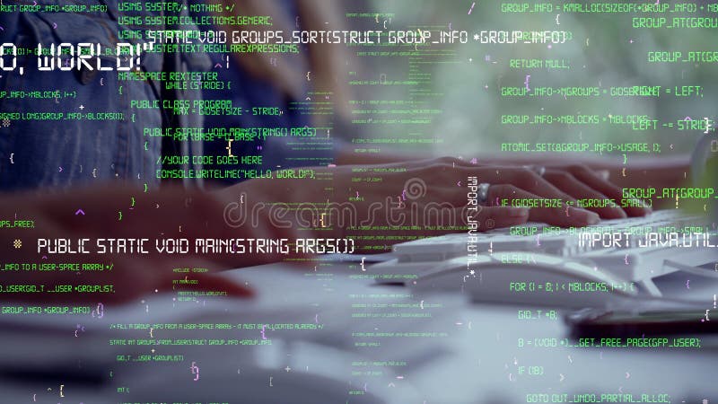 Programmation Conceptuelle Et Codage Des Futurs Logiciels Illustration ...