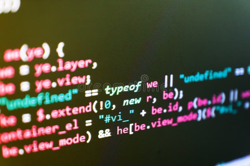 Programmation Du Site Web D'Internet Concept De Cyberespace De Codage ...