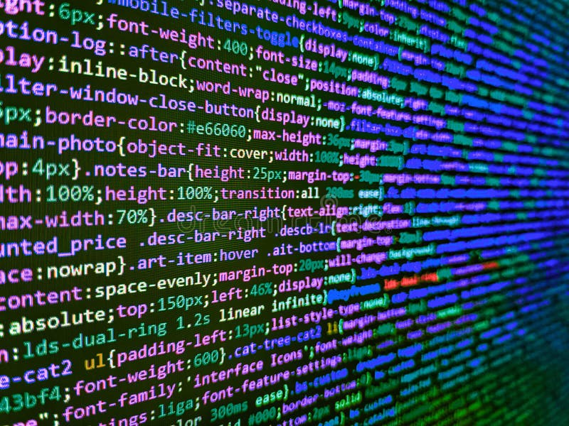 Programmation Web Et Technologie De Support. Code Du Programme Php Html ...