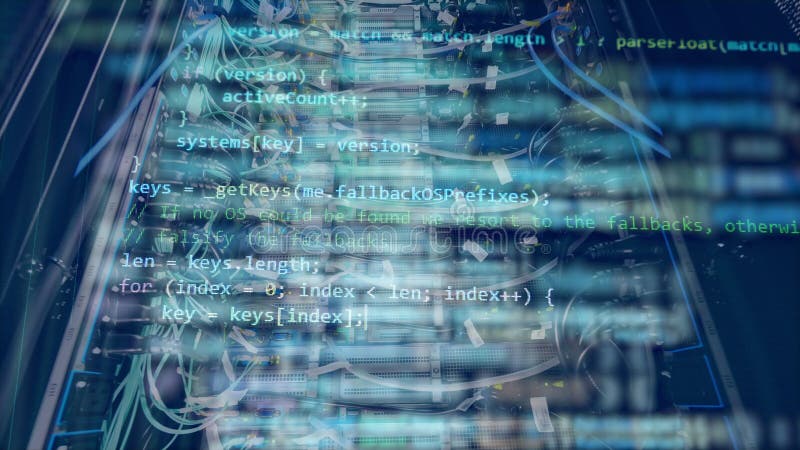 Programmed Code on a Computer Monitor. Stock Video - Video of cyber ...