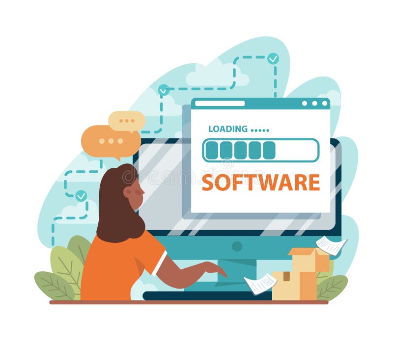 Black Woman Programmer Stock Illustrations – 444 Black Woman Programmer ...