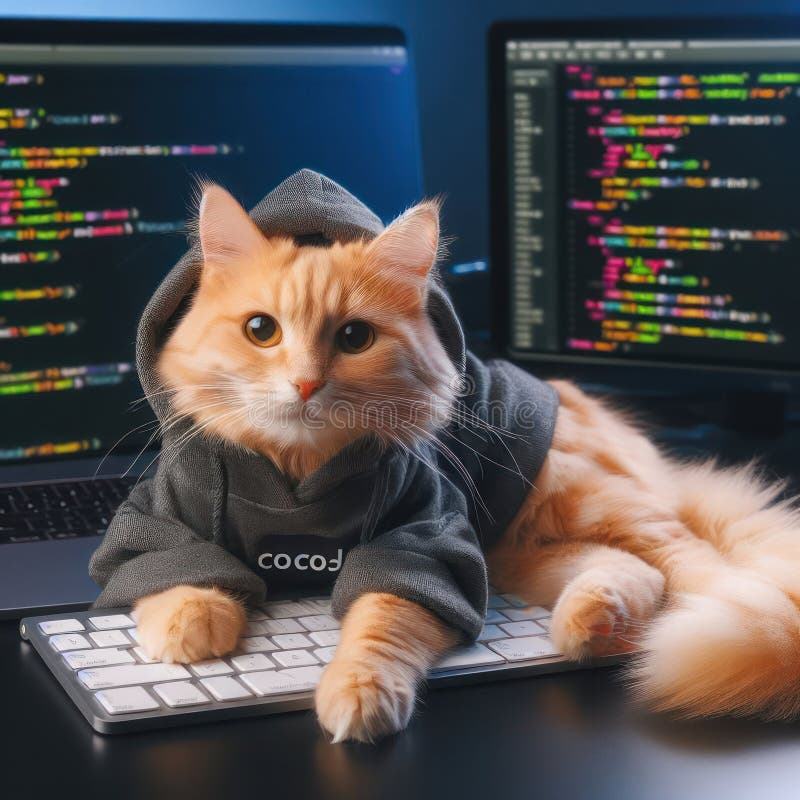 Cat Programmer Stock Illustrations – 715 Cat Programmer Stock Illustrations, Vectors & Clipart ...