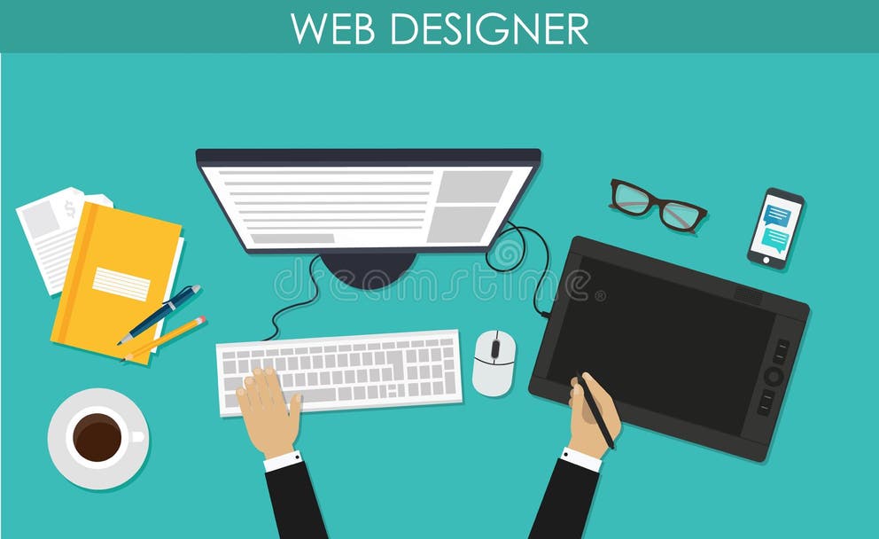 Programmer, Coder in the Workplace Sitting at a Computer. Software Coding, Programming Languages ...