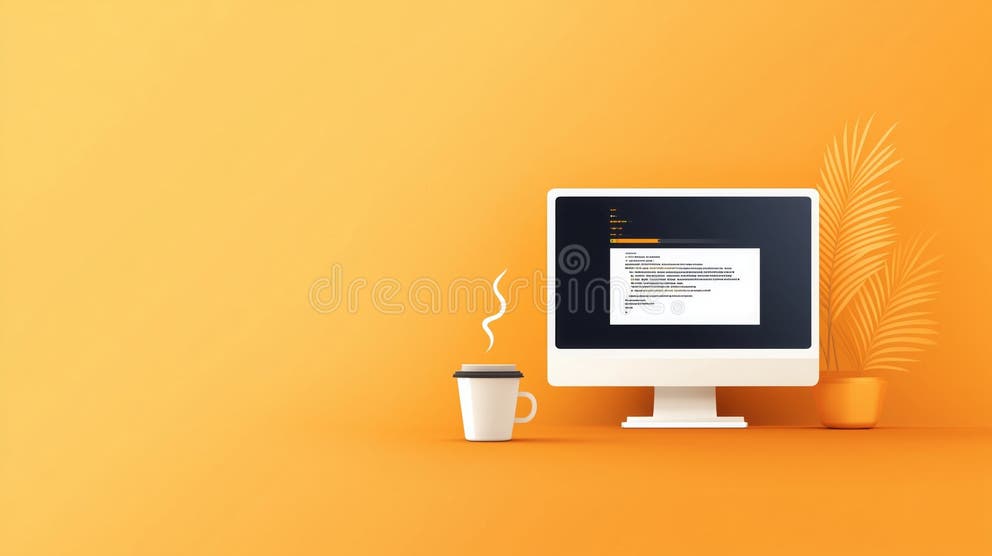 A Programmer Codes at a Desk Stock Image - Image of programming ...