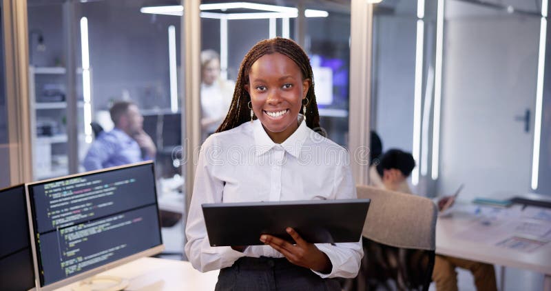 Programmer Coding Classes Web Developer Coder Stock Image Image Of African Code 295945583